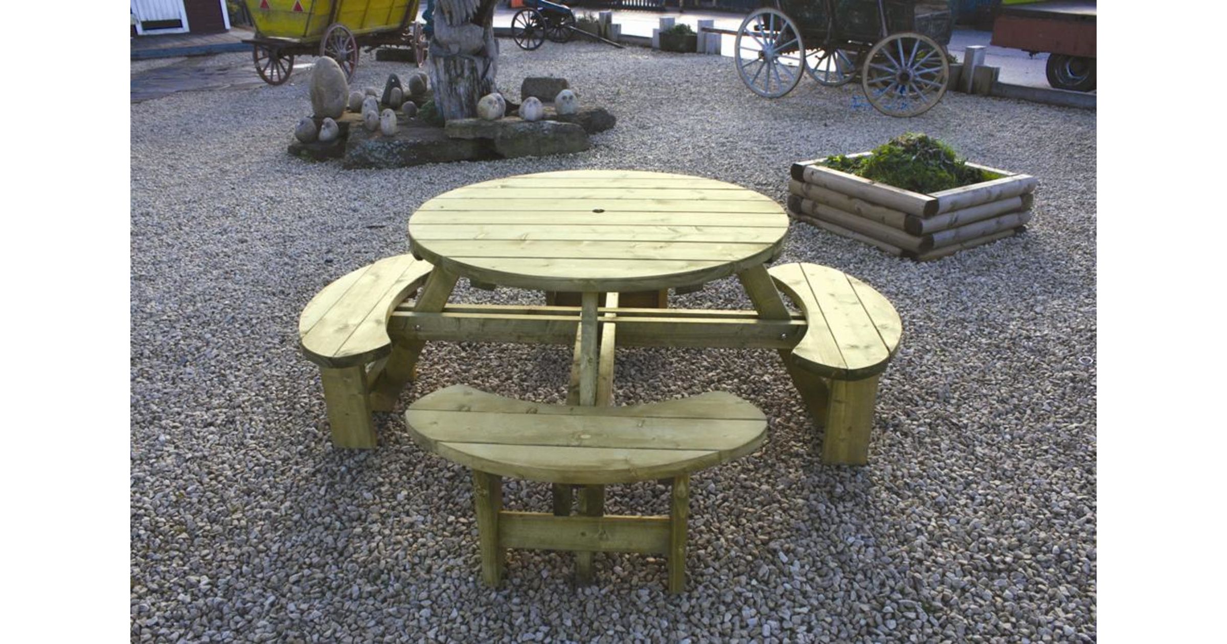 Round bench outdoor store