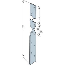 SIMPSON STRONG-TIE | HEAVY RESTRAINT STRAP | TWIST | 600MM | H06T10 ...