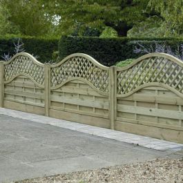 KDM | FENCE PANEL | OMEGA LATTICE TOP